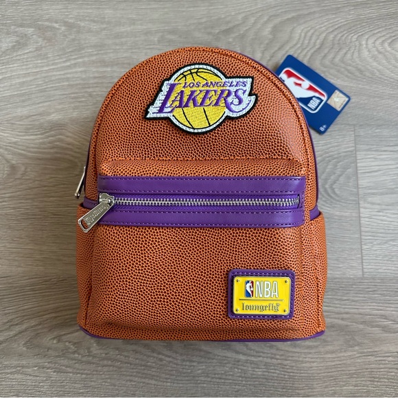 Loungefly | Bags | Loungefly Nba Los Angeles Lakers Basketball Logo ...